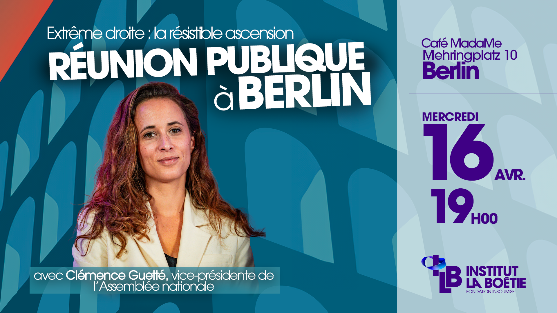 Clémence Guetté - Institut la Boétie