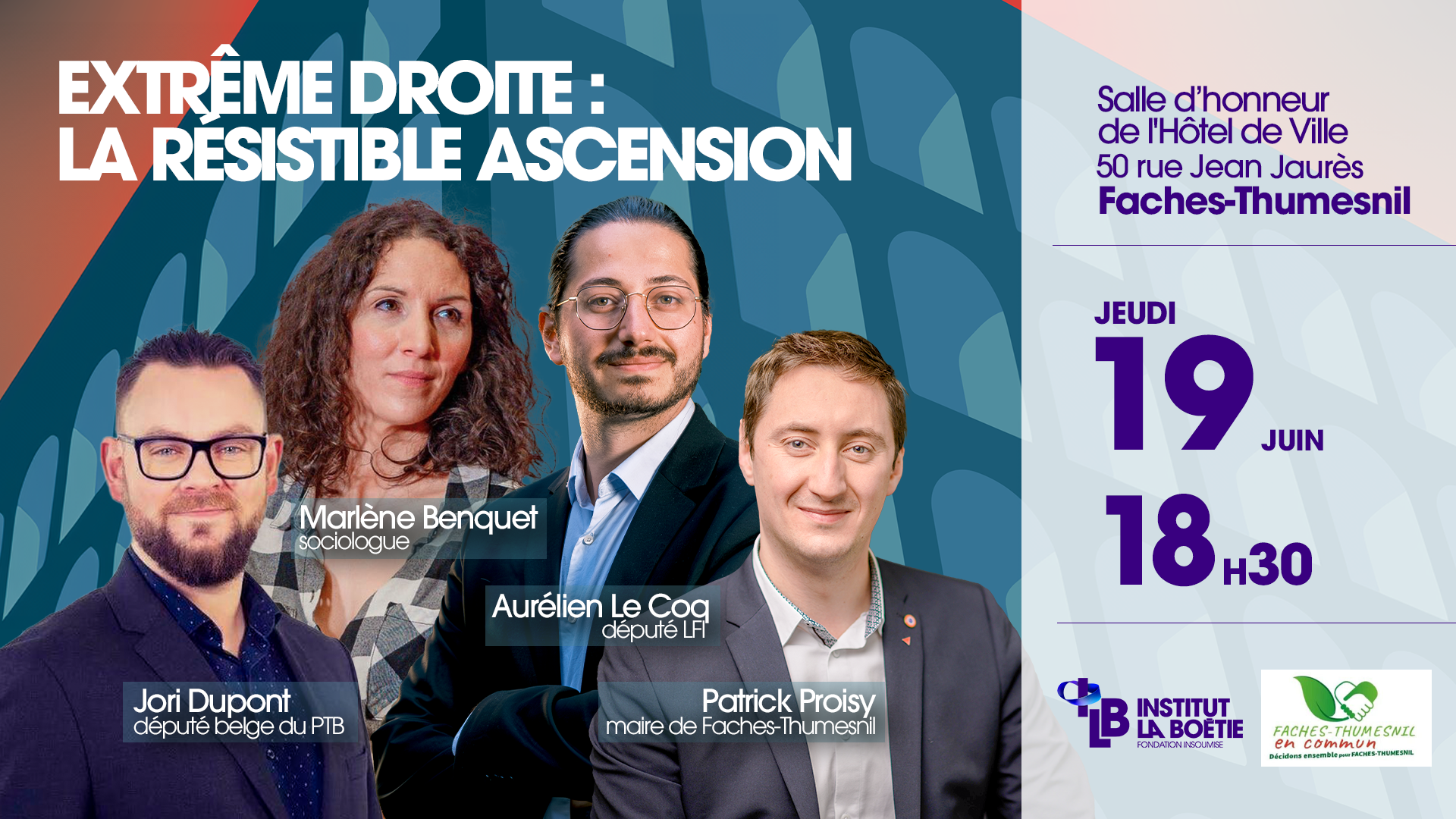 Conférence « Extrême droite : la résistible ascension » avec Marlène ...
