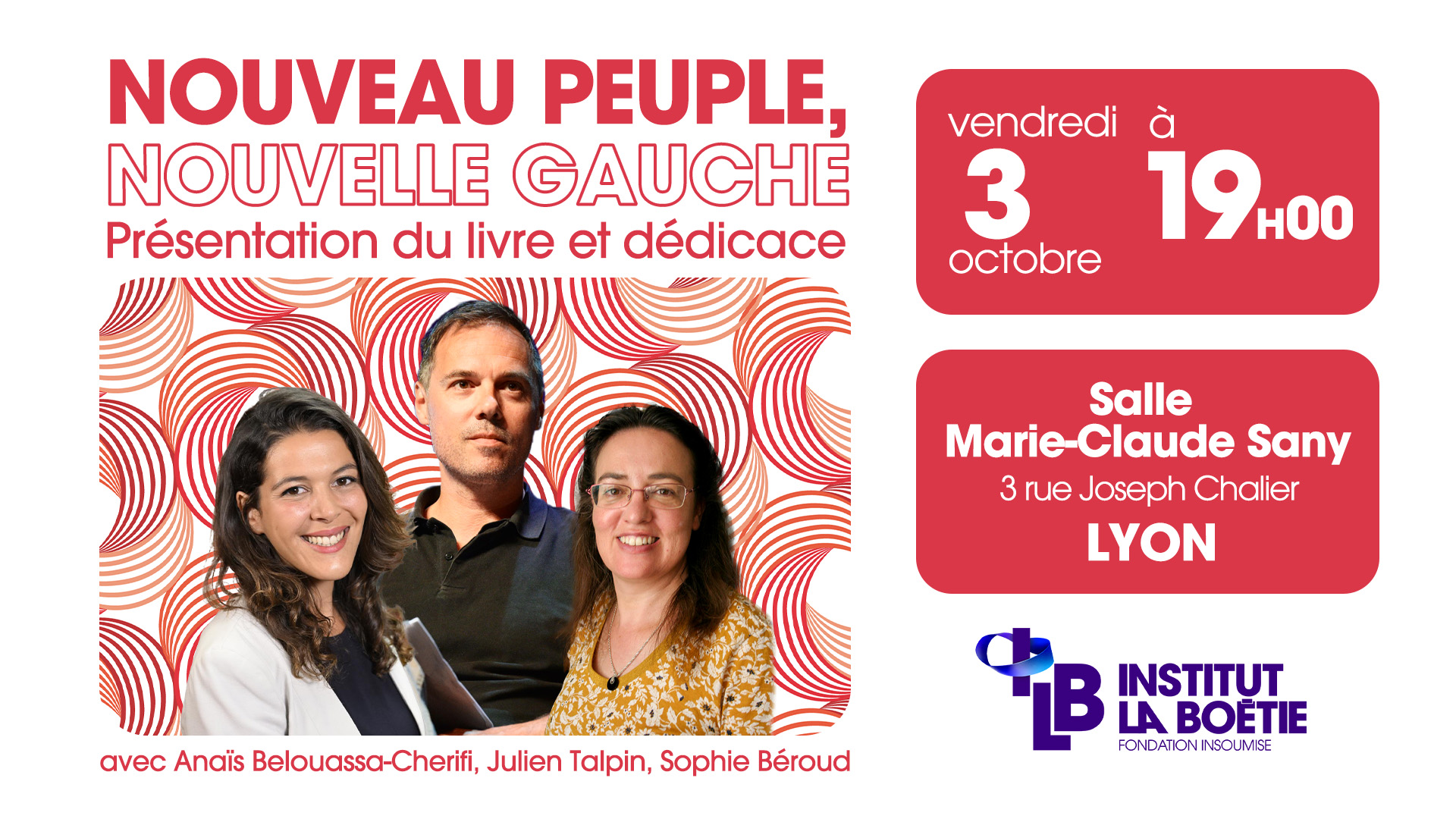 Rencontre et dédicace « Nouveau peuple, nouvelle gauche » avec Julien ...