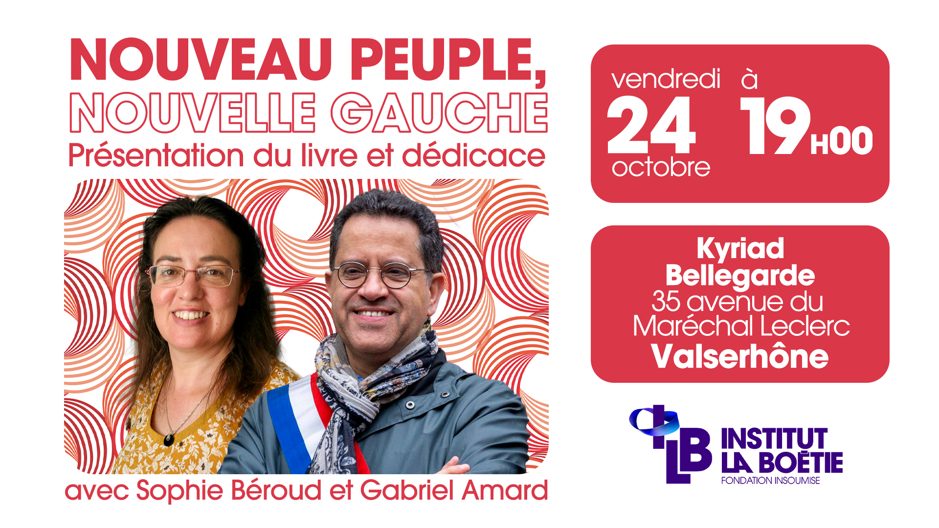 Rencontre et dédicace « Nouveau peuple, nouvelle gauche » avec Sophie ...