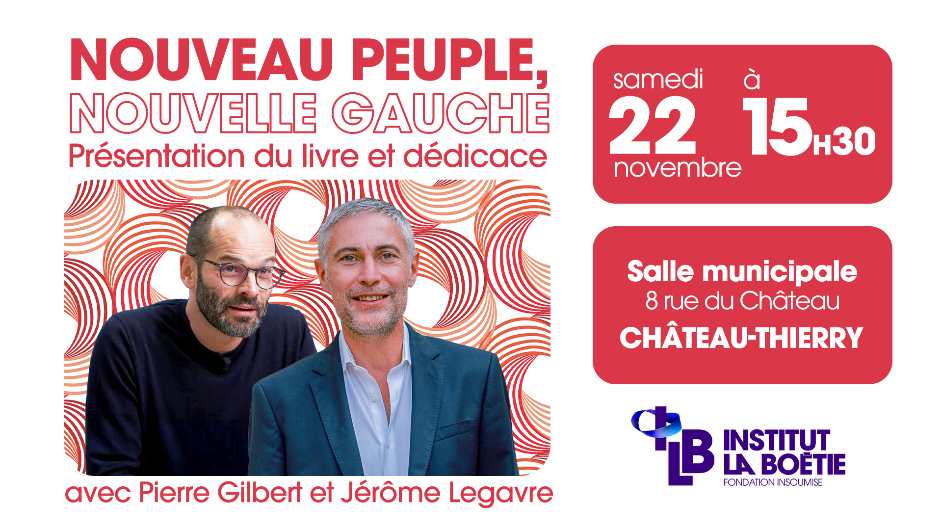 Rencontre et dédicace « Nouveau peuple, nouvelle gauche » à Château ...